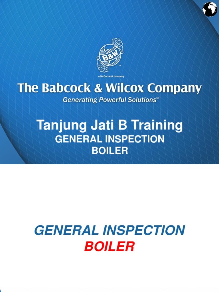 Tanjung Jati B Boiler Inspection Guide | PDF | Boiler | Furnace