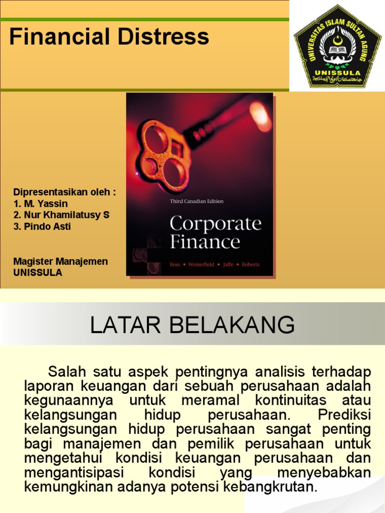 Financial Distress | PDF