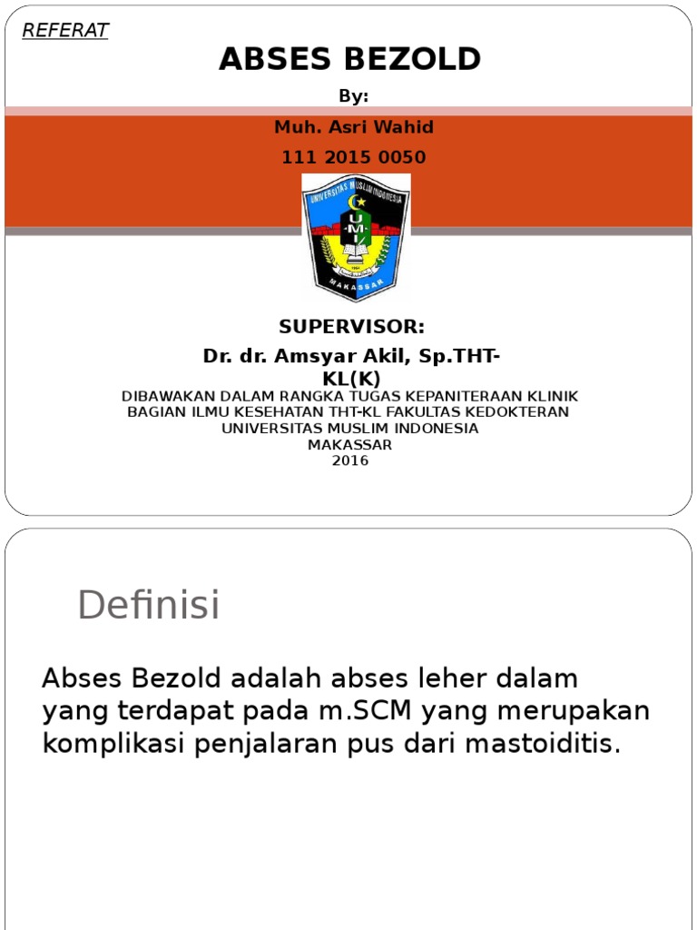 Abses Bezold | PDF