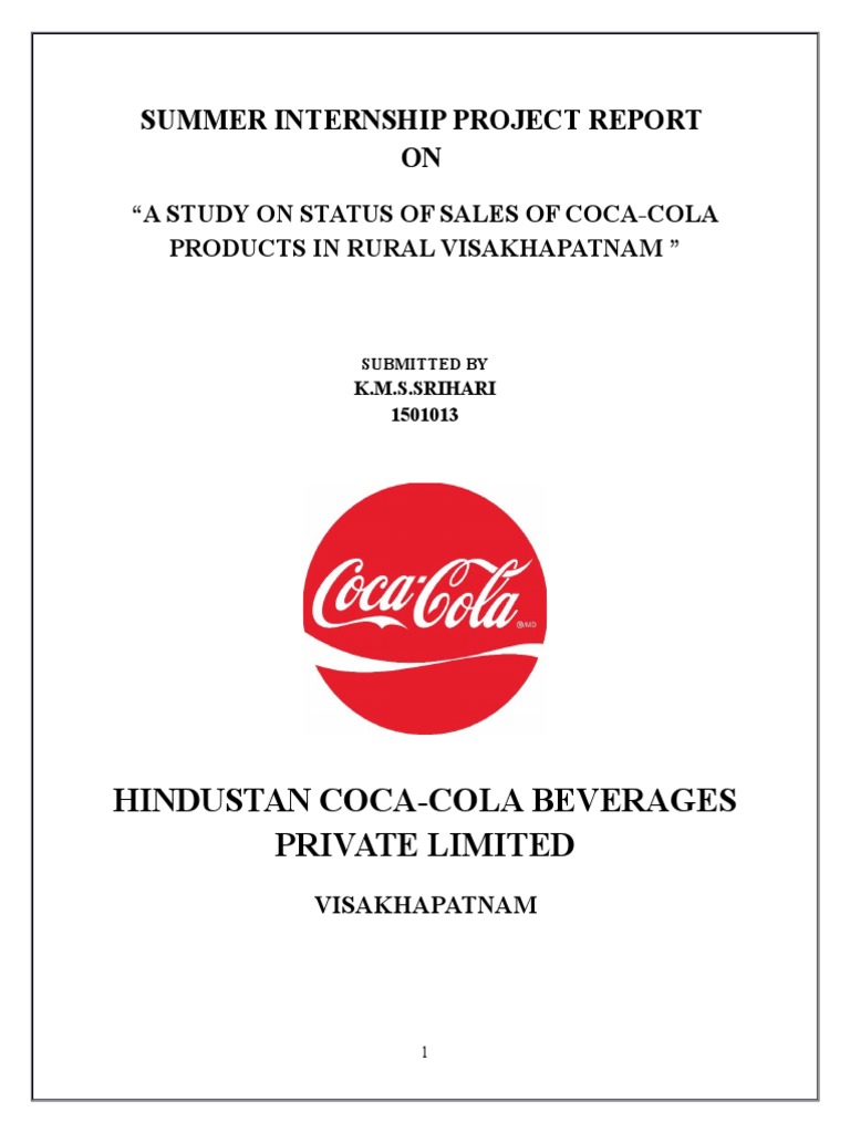 Report Coca Cola | PDF | Coca Cola | The Coca Cola Company