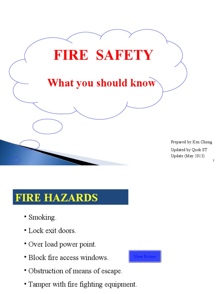Fire Safety | Hazards | Fires