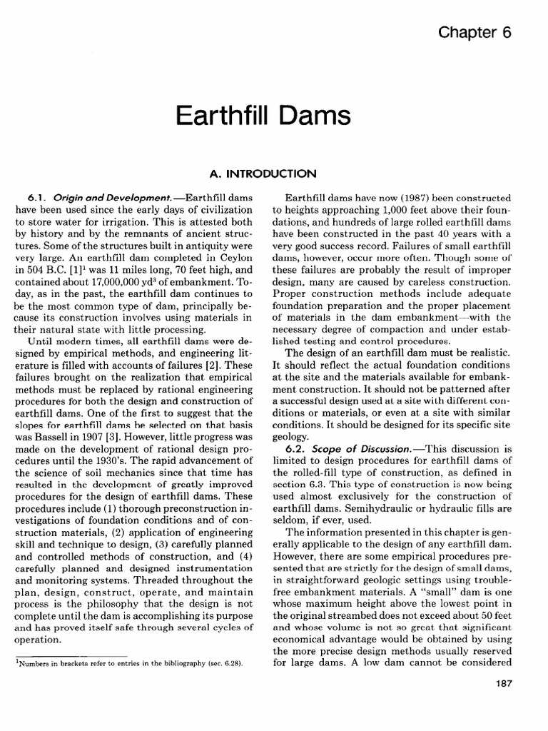 Design Procedures for Earthfill Dams | PDF | Dam | Soil Mechanics