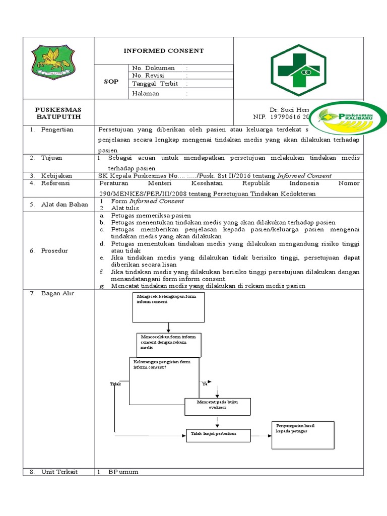 SOP Informed Consent | PDF
