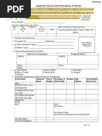 EMPTY Application Form For DPE - Doc 2023 | PDF
