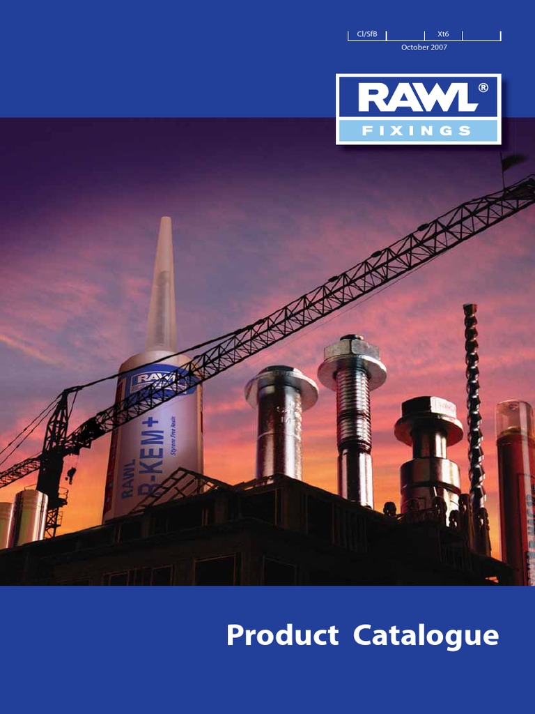 Product Catalogue: Rawlplug LTD | PDF | Screw | Electrical Connector