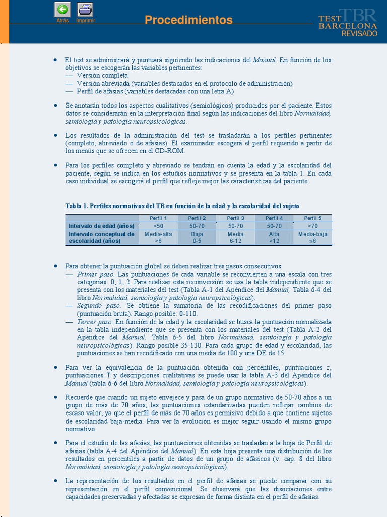 A3. Procedimientos | PDF | Cognición | Bienestar
