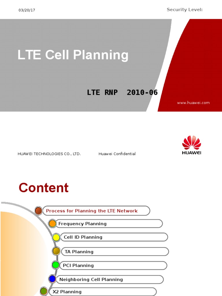 LTE Cell Planning | PDF | Lte (Telecommunication) | Cellular Network