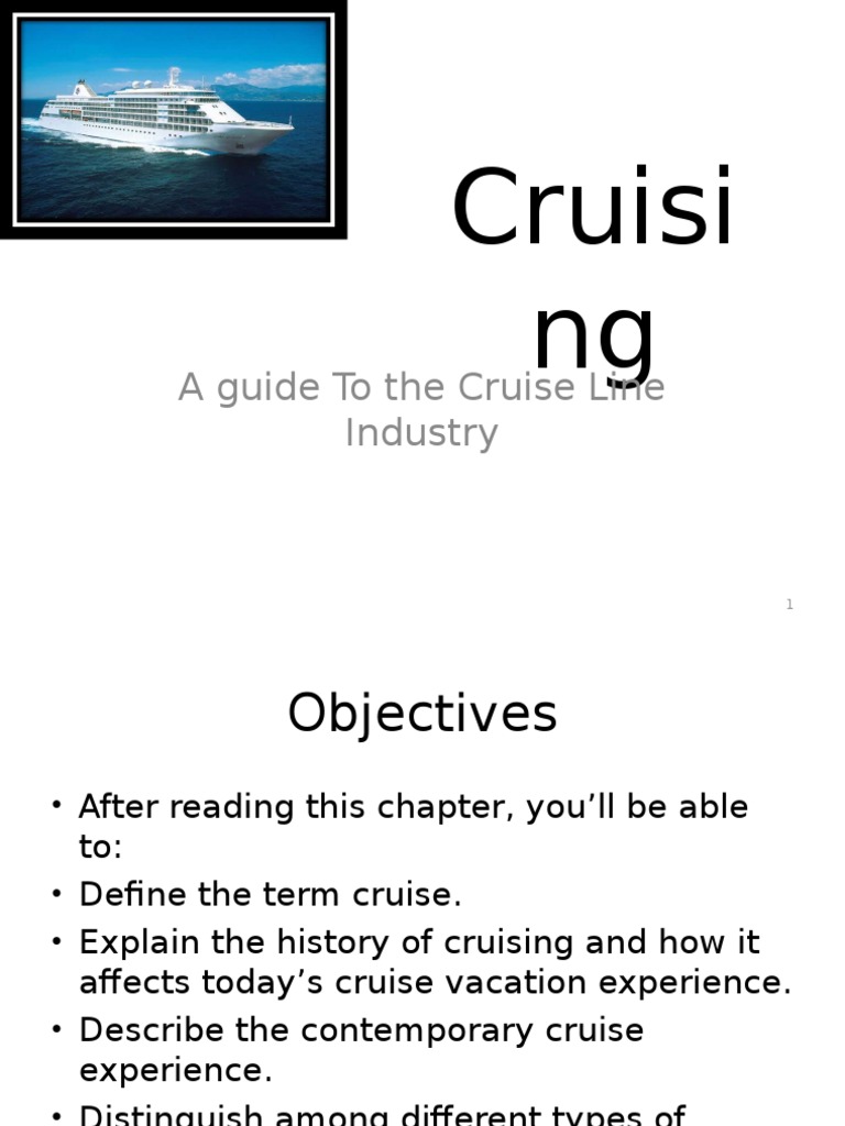 Understanding the Cruise Experience | PDF | Cruise Ship | Water Transport