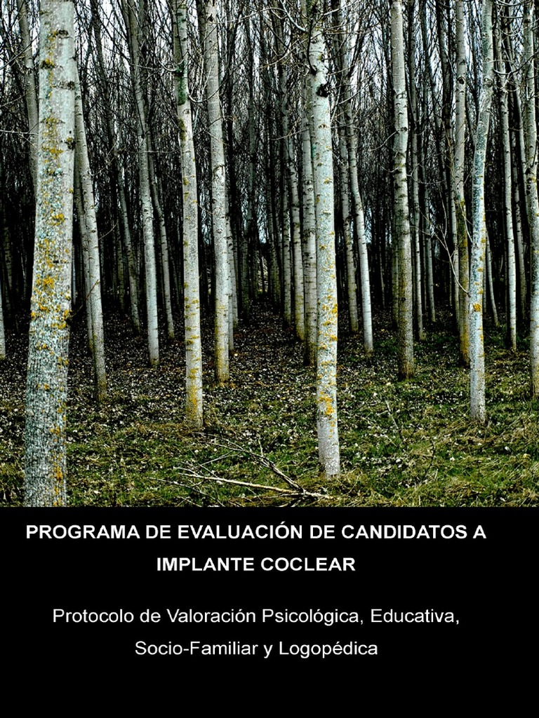 Programa de Evaluacion de Candidatos A Implante Coclear Protocolo de ...