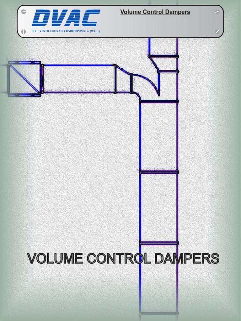 Volume Control Dampers | PDF | Duct (Flow) | Galvanization