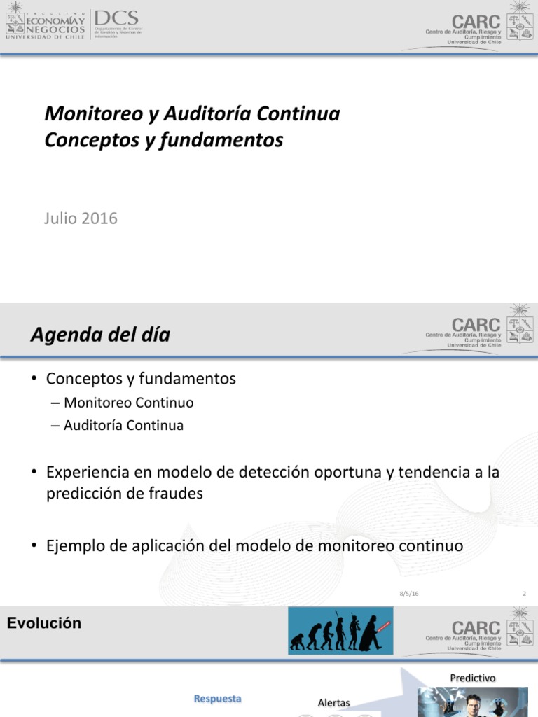 Auditoria Continua y Monitoreo Continuo PDF | PDF | Auditoría ...