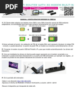 Configuración Modem Mifi Olax MF950V | PDF