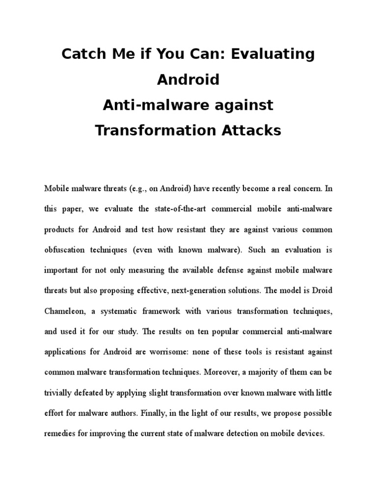 Catch Me If You Can | PDF