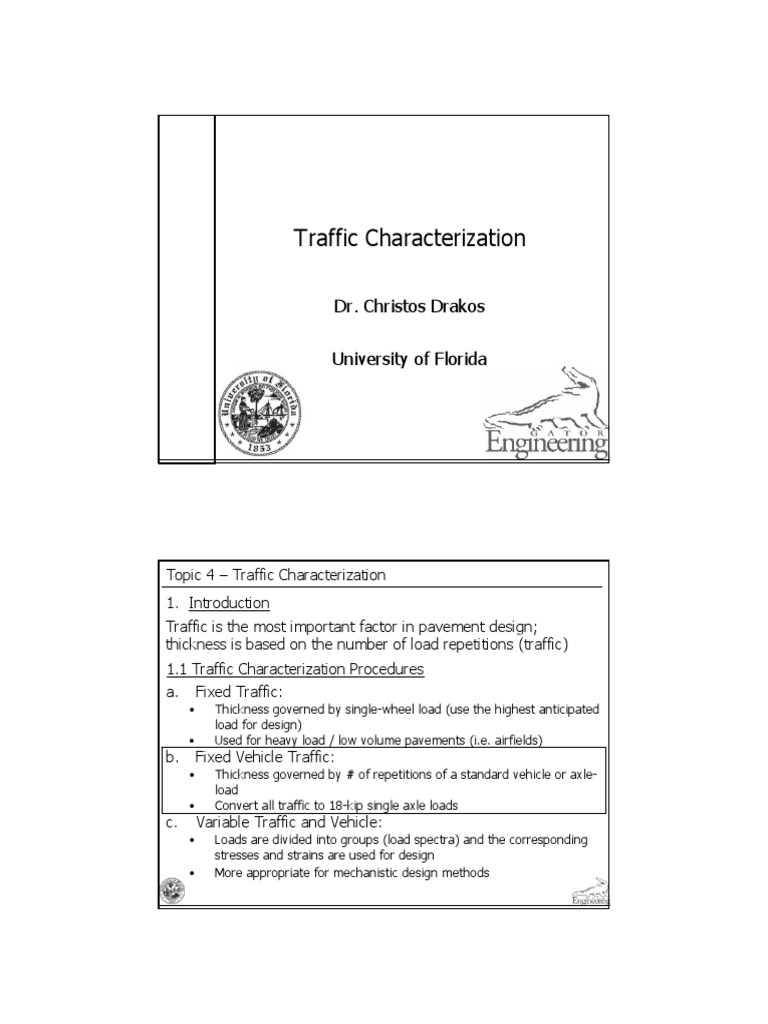 Pavement Traffic Load Analysis | PDF | Traffic | Road Surface