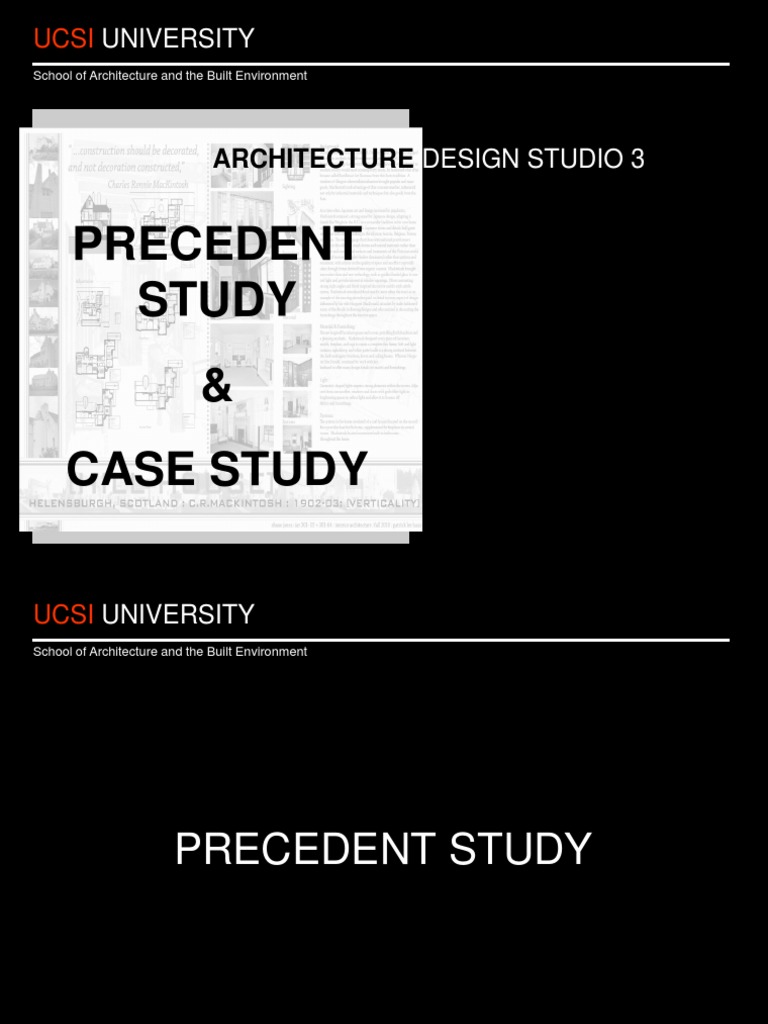 Design 3 Lecture Note 1 - Precedent Study - Rev00 | Download Free PDF ...
