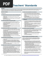 Teacher Standards Gov Uk | PDF | Educational Assessment | Teachers