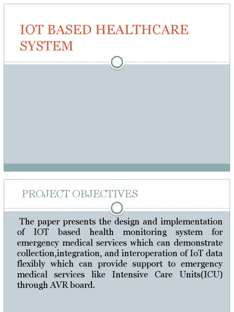 Iot Based Healthcare System | PDF