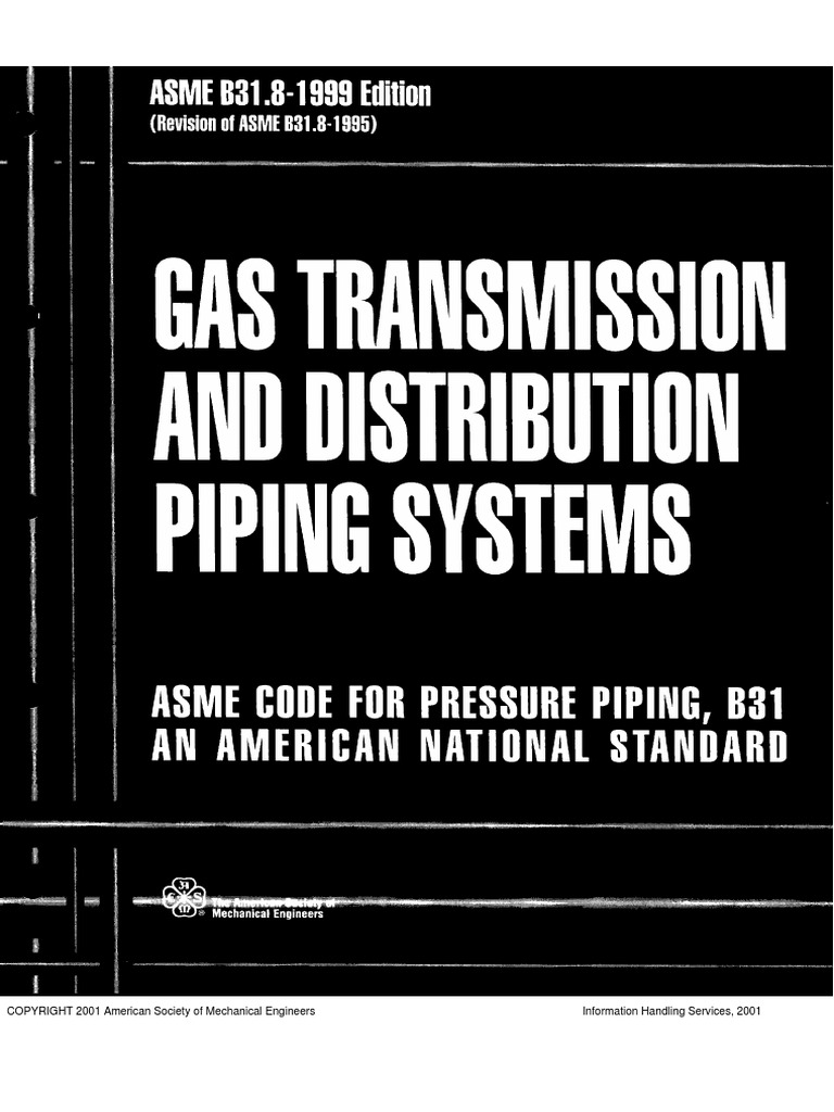 Asme B31.8 PDF | PDF | Non Profit Organizations | Science And Technology