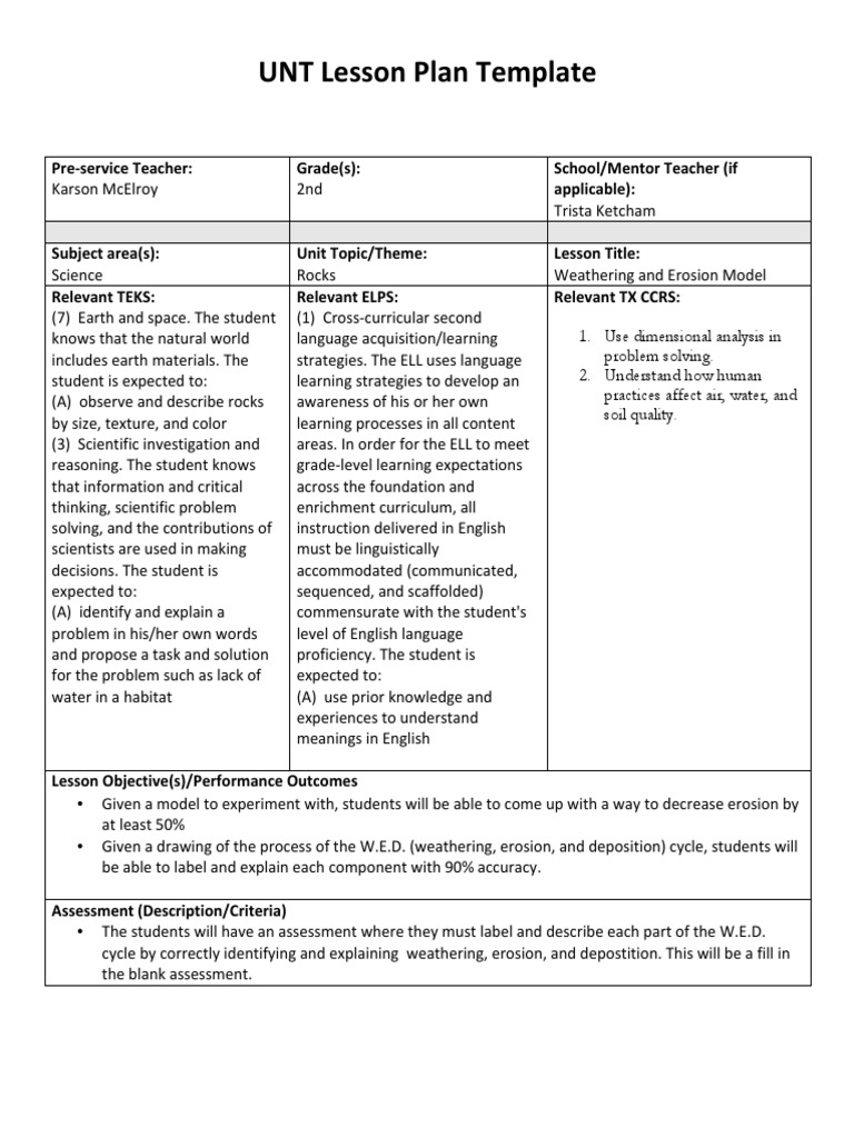 Weathering and Erosion Lesson | PDF | Sediment | Sedimentary Rock