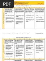 ATLAS Writing Rubrics | PDF | English Language | Evidence
