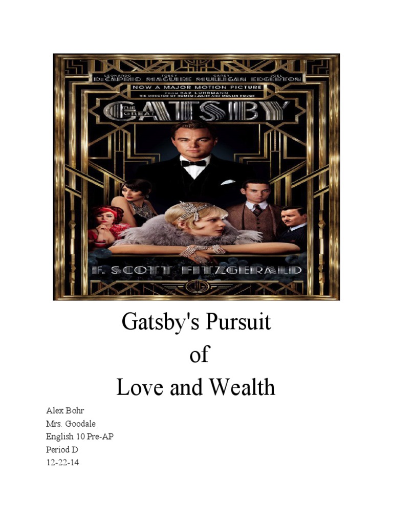 Project 2 | PDF | The Great Gatsby | American Dream