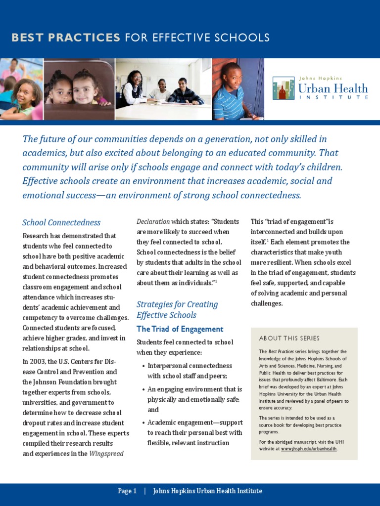 Effective Schools PDF | PDF | Teaching Method | Teachers