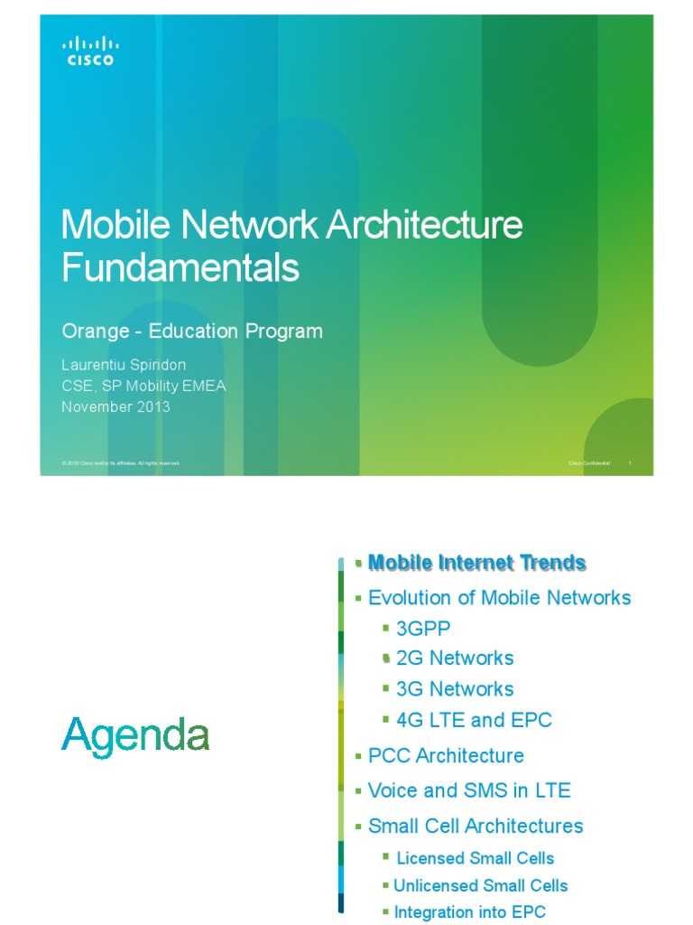 Mobile Network Architecture Fundamentals | PDF | General Packet Radio ...