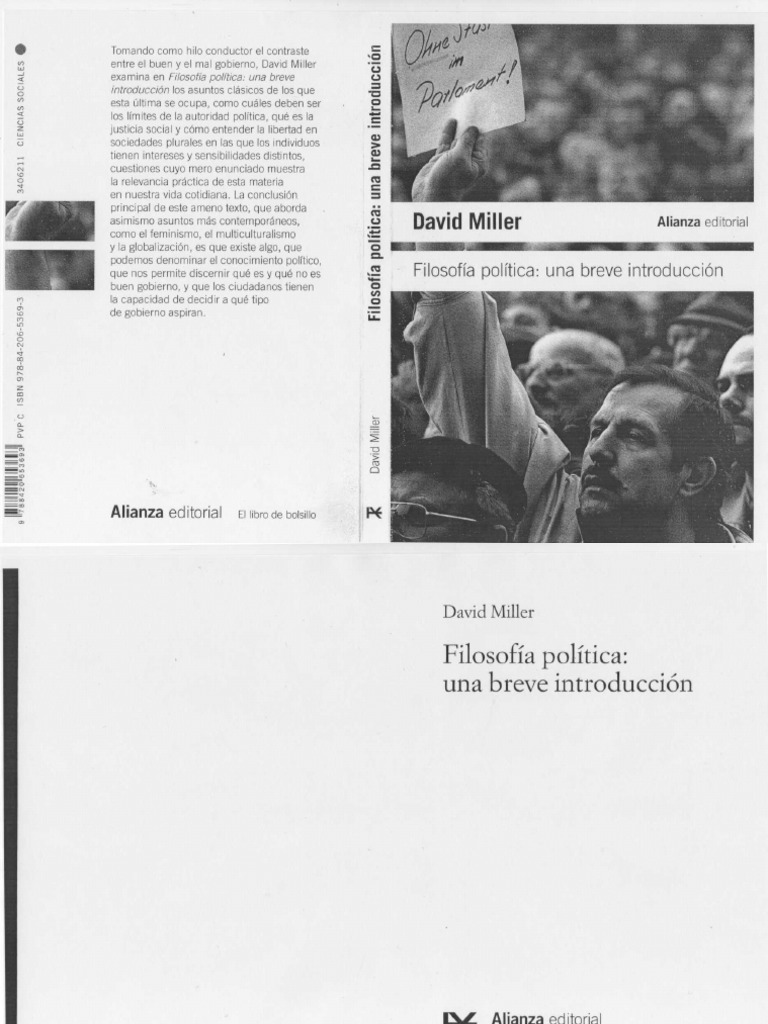 D. Miller - Filosofia Politica. Una Breve Introducción PDF | PDF