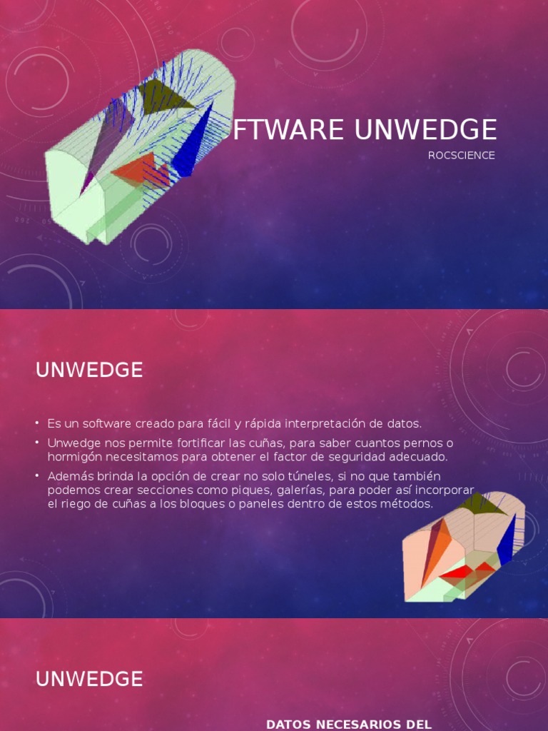 Unwedge | PDF | Túnel | Software