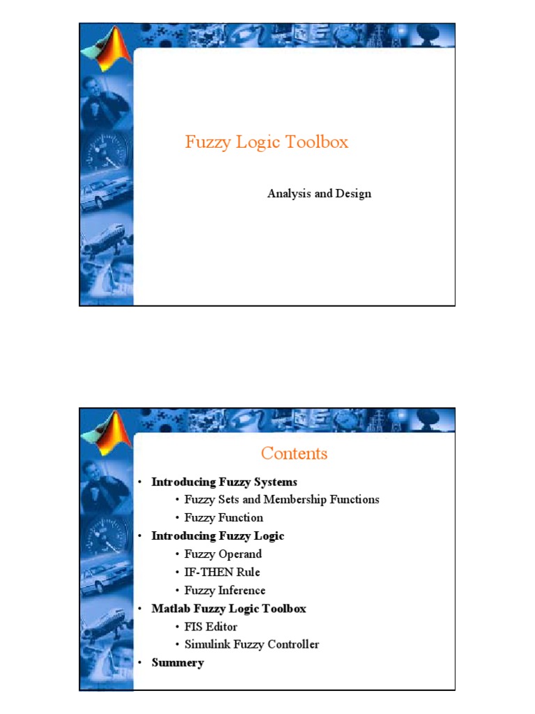 Fuzzy Toolbox Presentation | PDF | Fuzzy Logic | Mathematical Logic