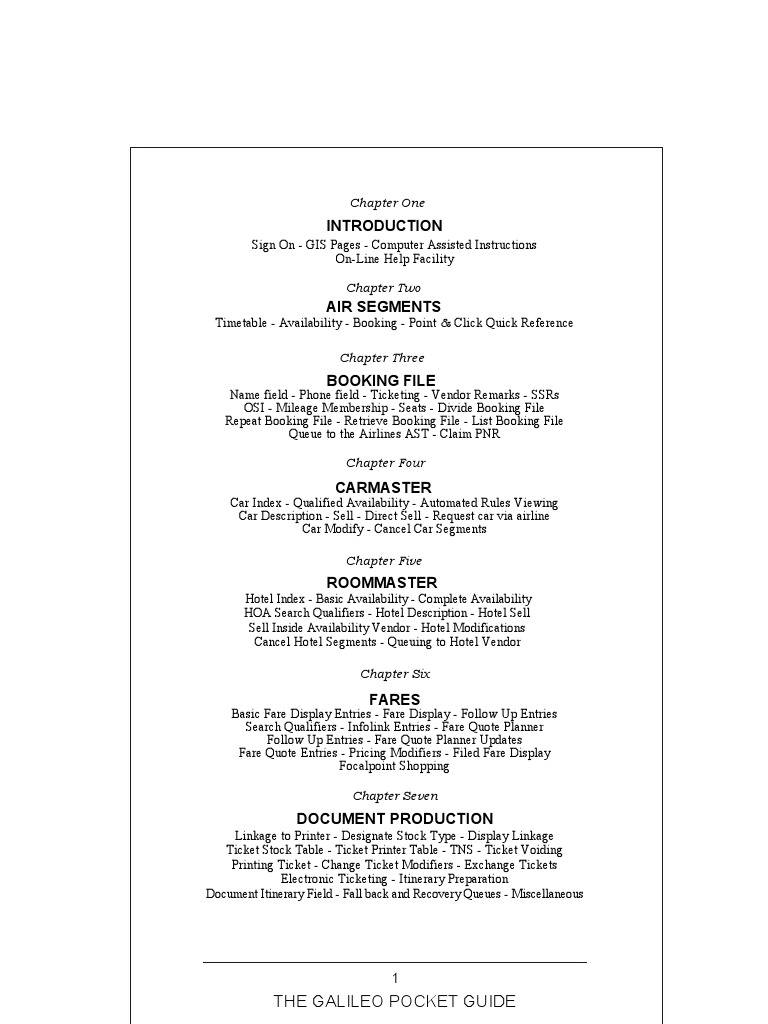 Pocket Guide Pdf Printer Computing Aviation