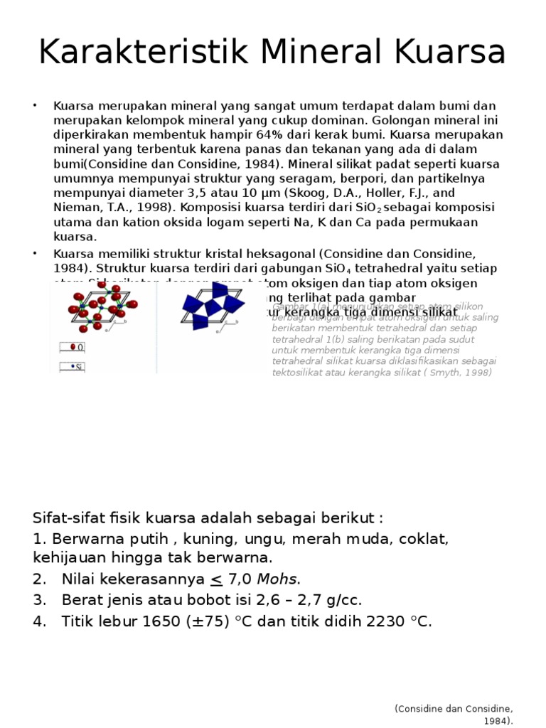 Karakteristik Mineral Kuarsa | PDF