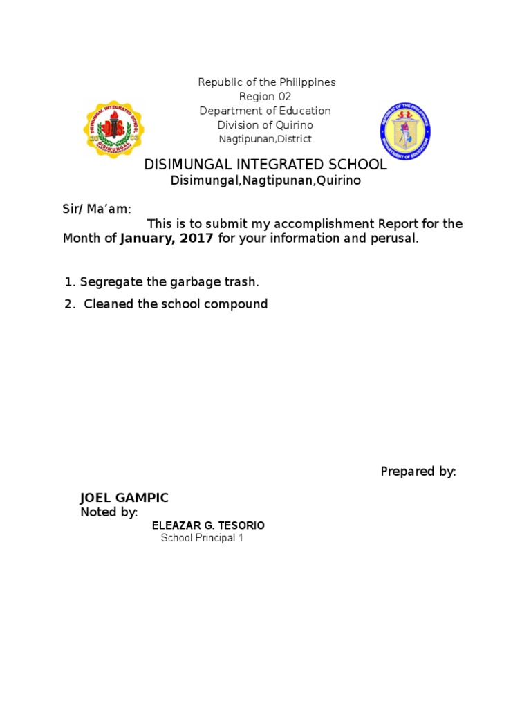 Disimungal Integrated School | PDF | Wellness | Technology & Engineering