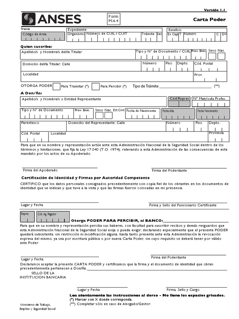 Poder Anses | PDF | Argentina | Gobierno y personalidad
