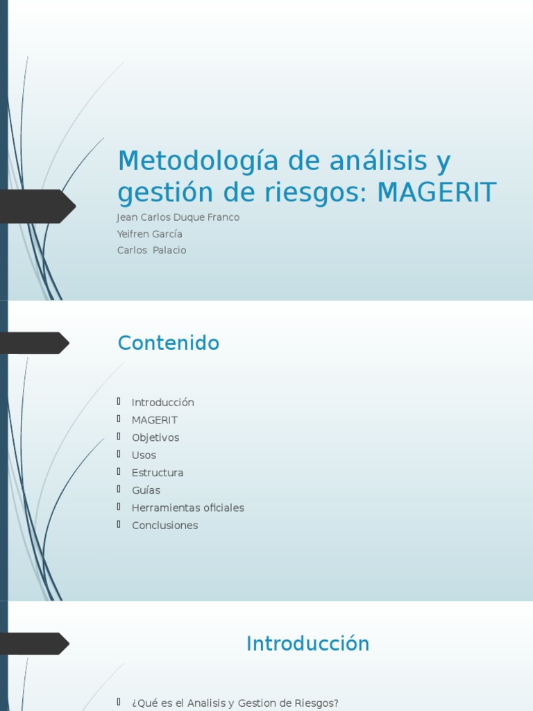 Metodología de Análisis y Gestión de Riesgos MAGERIT | Sistema de informacion | Información