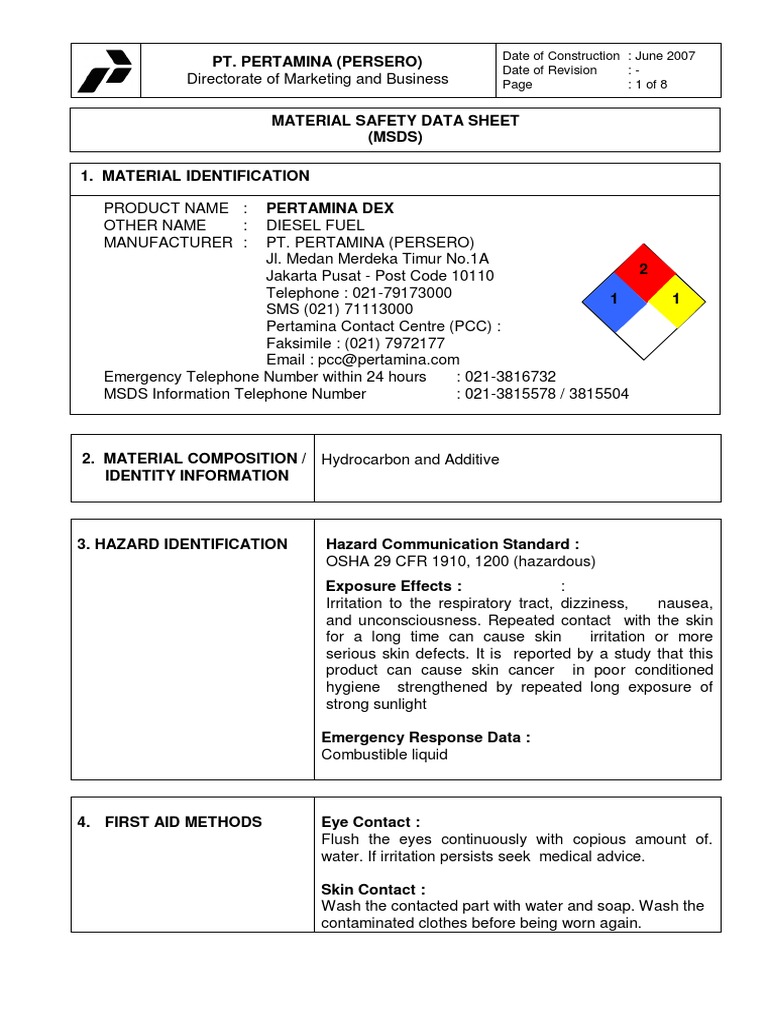 Pertadex English PDF | PDF | Flammability | Dangerous Goods