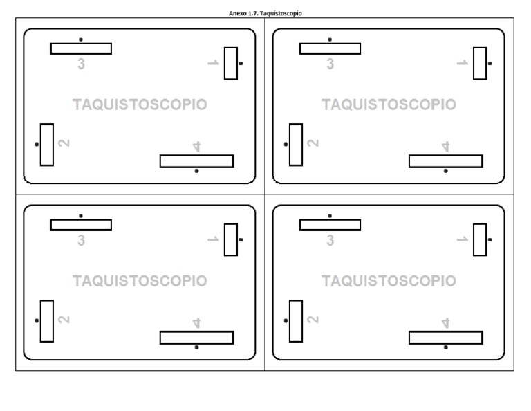 Anexo 1.7. Taquistoscopio