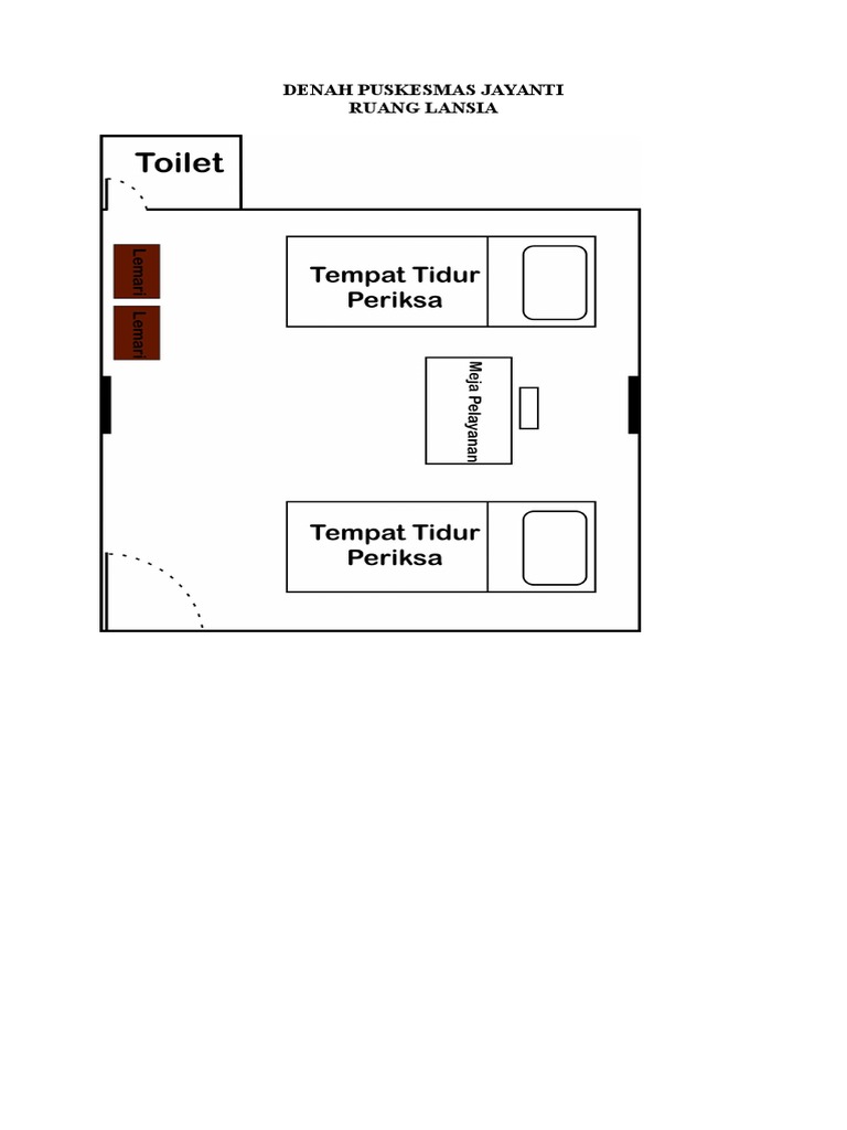 Denah Ruang Lansia | PDF