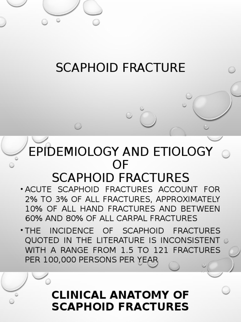 Scaphoid Fracture | PDF