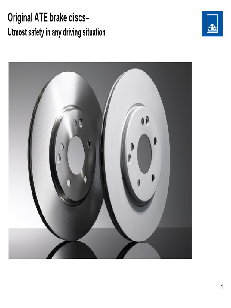 Brake Disc Ate | PDF | Brake | Engineering Tolerance