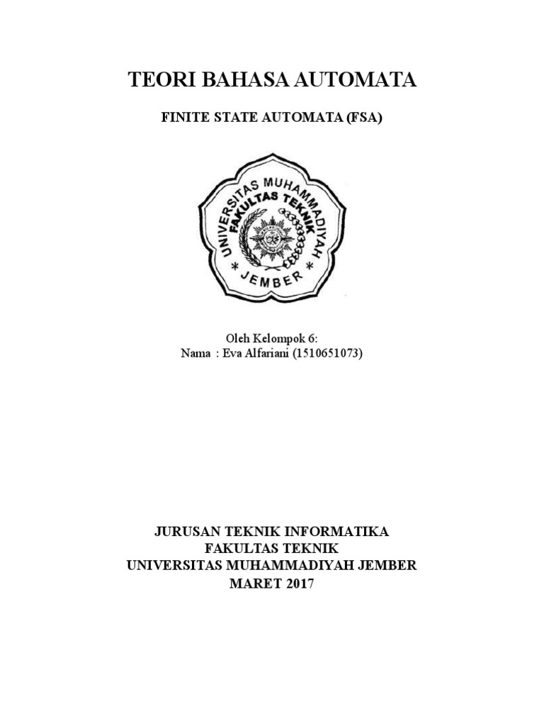 Makalah Fsa Automata