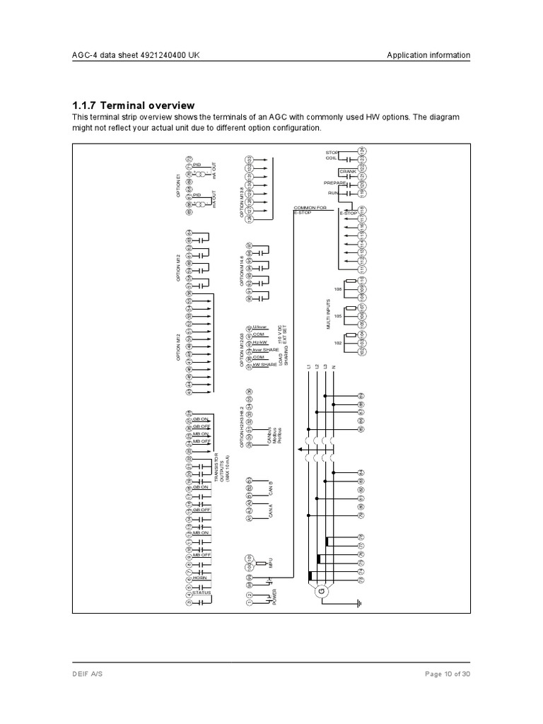 DEIF Terminals | Download Free PDF | Electronics | Computing
