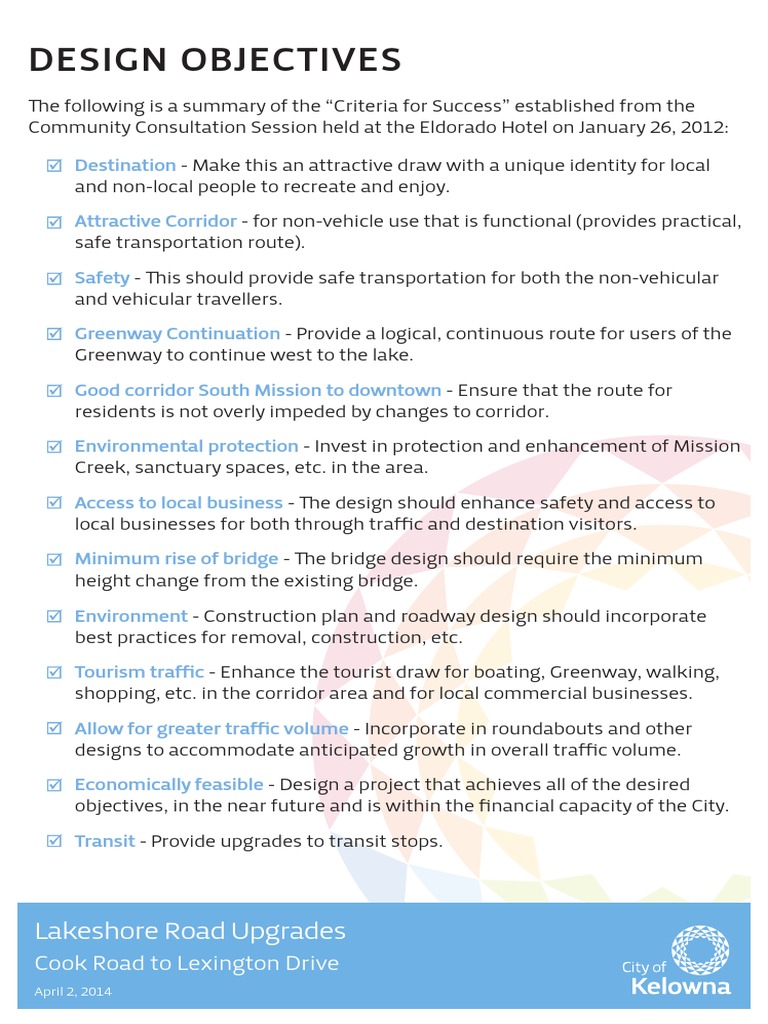 1 Design Objectives | PDF