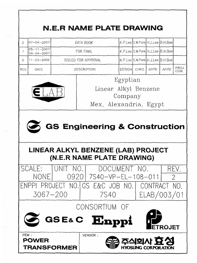 11 - NER Name Plate Drawing | PDF