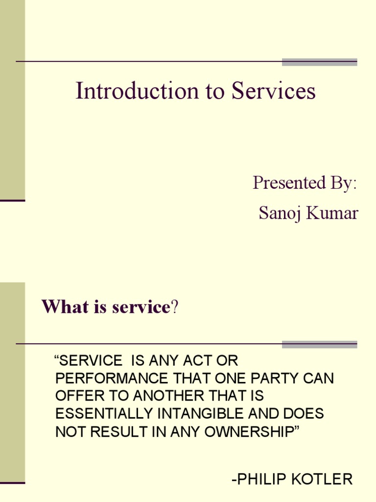 1 Introduction To Services Pdf Employment Inventory
