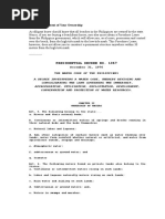 PD 1067 - Water Code PDF | PDF | Water Resources | Groundwater