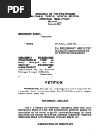 Sample Form Petition For Declaratory Relief | PDF | Declaratory ...