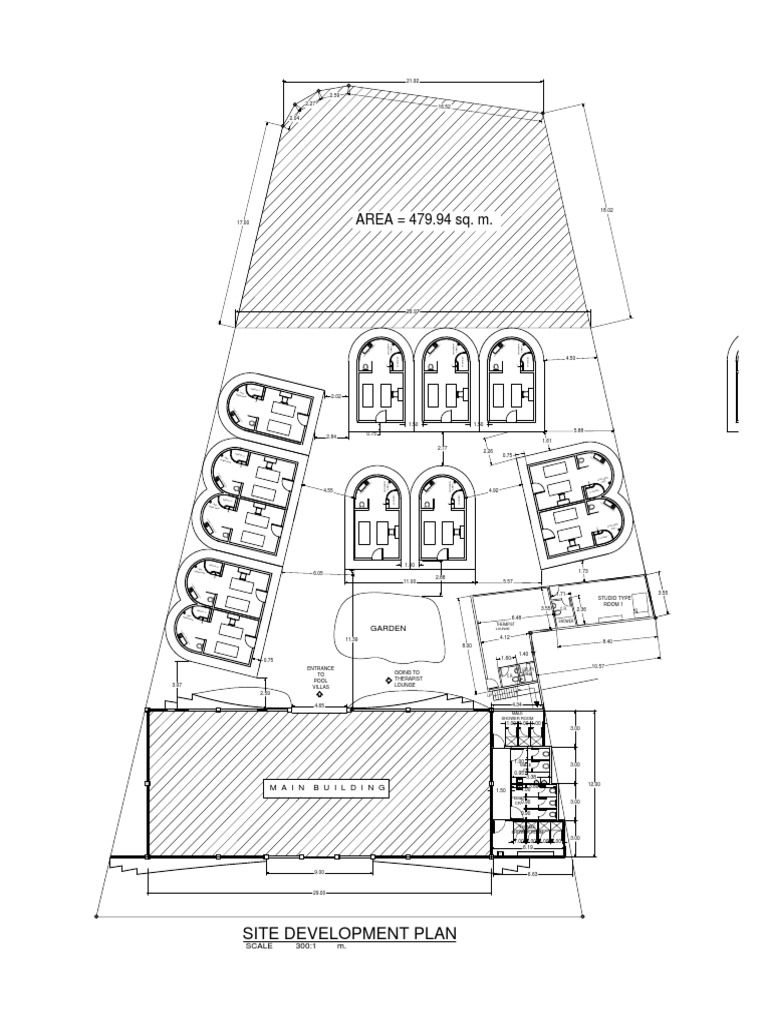 AREA 479.94 Sq. M.: Site Development Plan | PDF