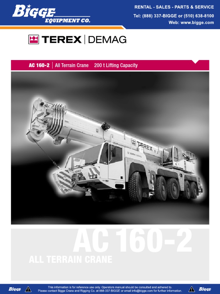 Terex Demag AC160 200T | Crane (Machine) | Axle