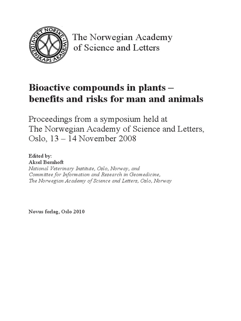Bioactive Compounds in Plants PDF | PDF | Metabolism | Opium
